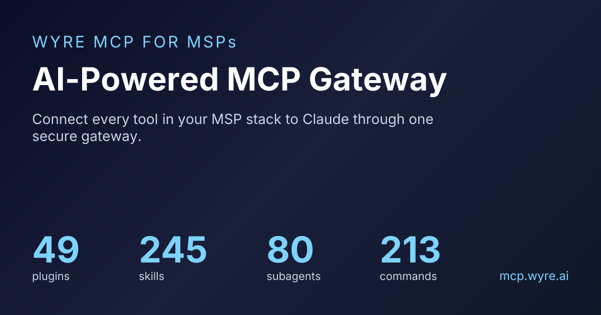 Authentication | MSP Claude Plugins